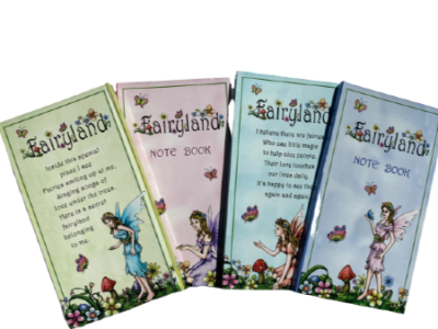 Fairy Notebook from All About Party Bags