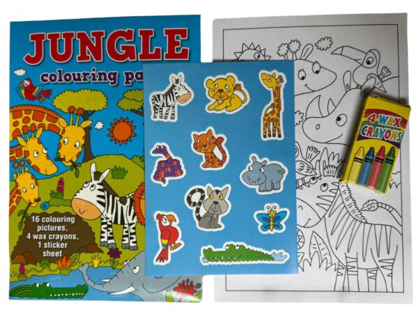 Jungle Colouring Activity Pack - All About Party Bags
