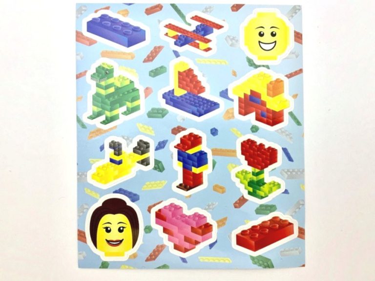 Building Bricks Sticker Sheet - All About Party Bags