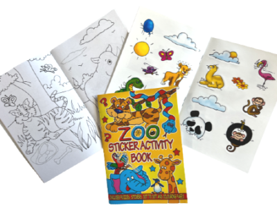Zoo Sticker Activity Book - All About Party Bags